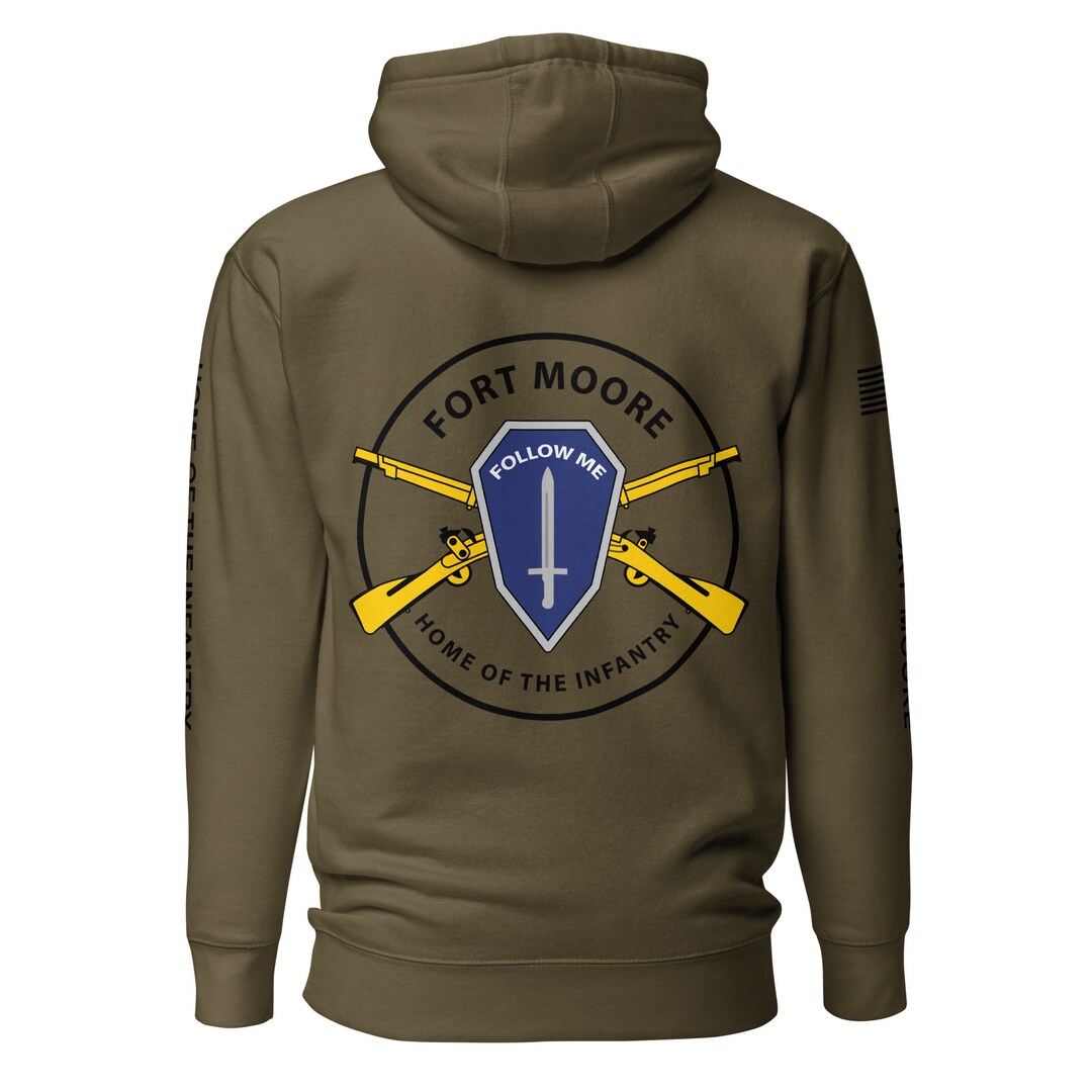Fort Moore Infantry Deluxe Hoodie - Etsy