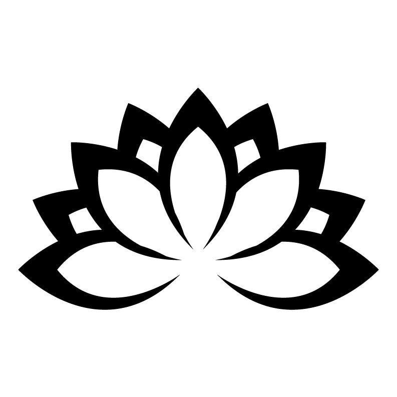 Lotus Flower Digital Vector Cut Download Svg Dxf Png - Etsy