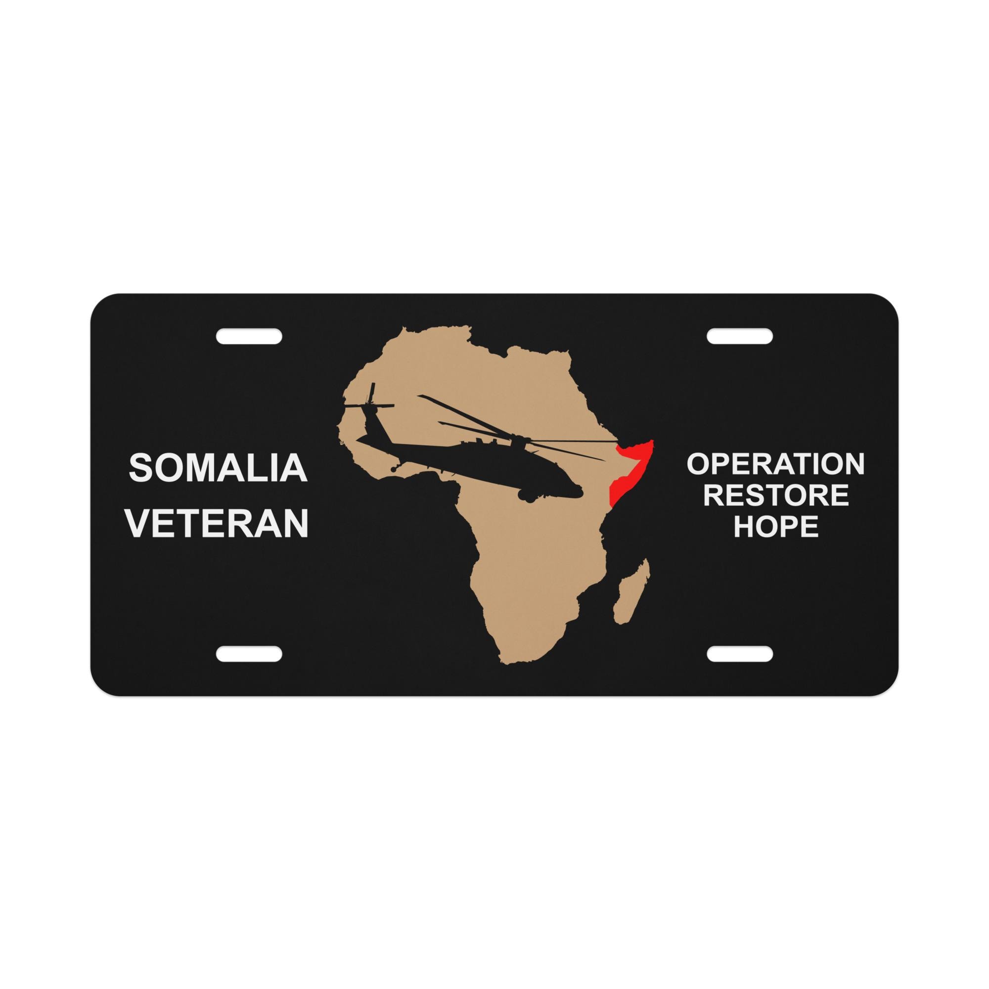 Somalia Veteran License Plate - Etsy