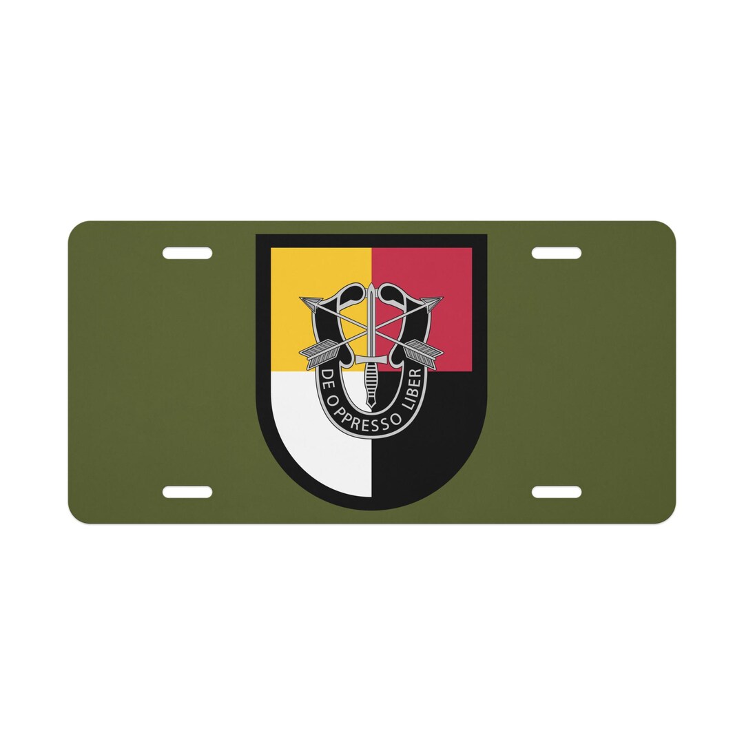 3rd SFG License Plate Special Forces - Etsy