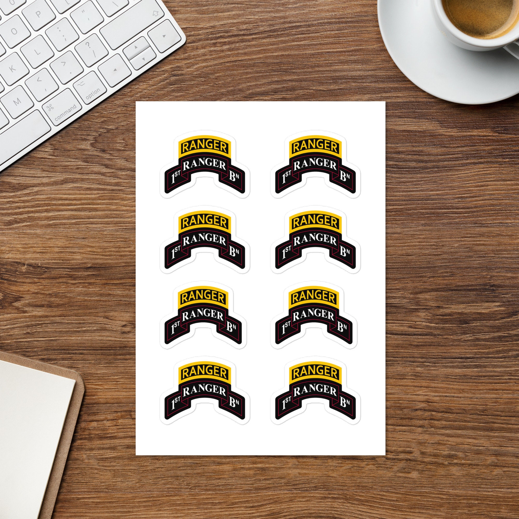 1st Ranger Battalion 2 Inch Stickers 8 Count - Etsy