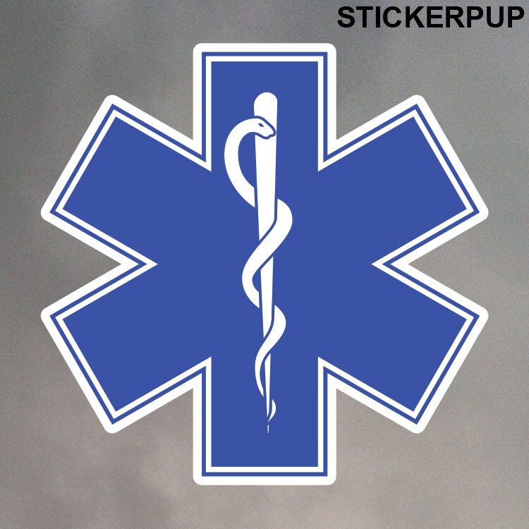 Pit Bull Terrier Animals Lifeline First Responder EMT Decal sticker ...