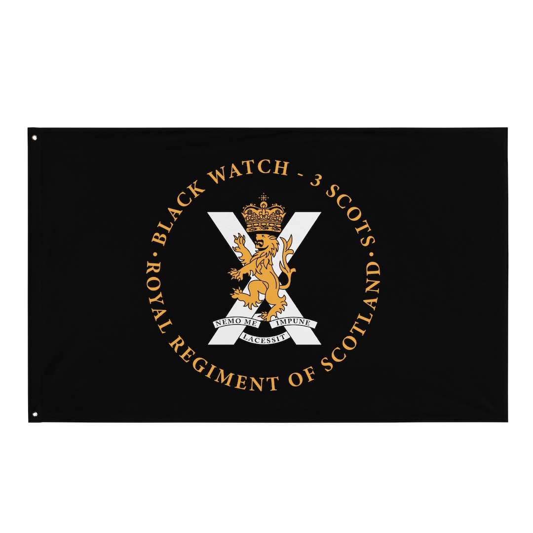 Black Watch Flag Royal Regiment Scotland Horizontal - Etsy