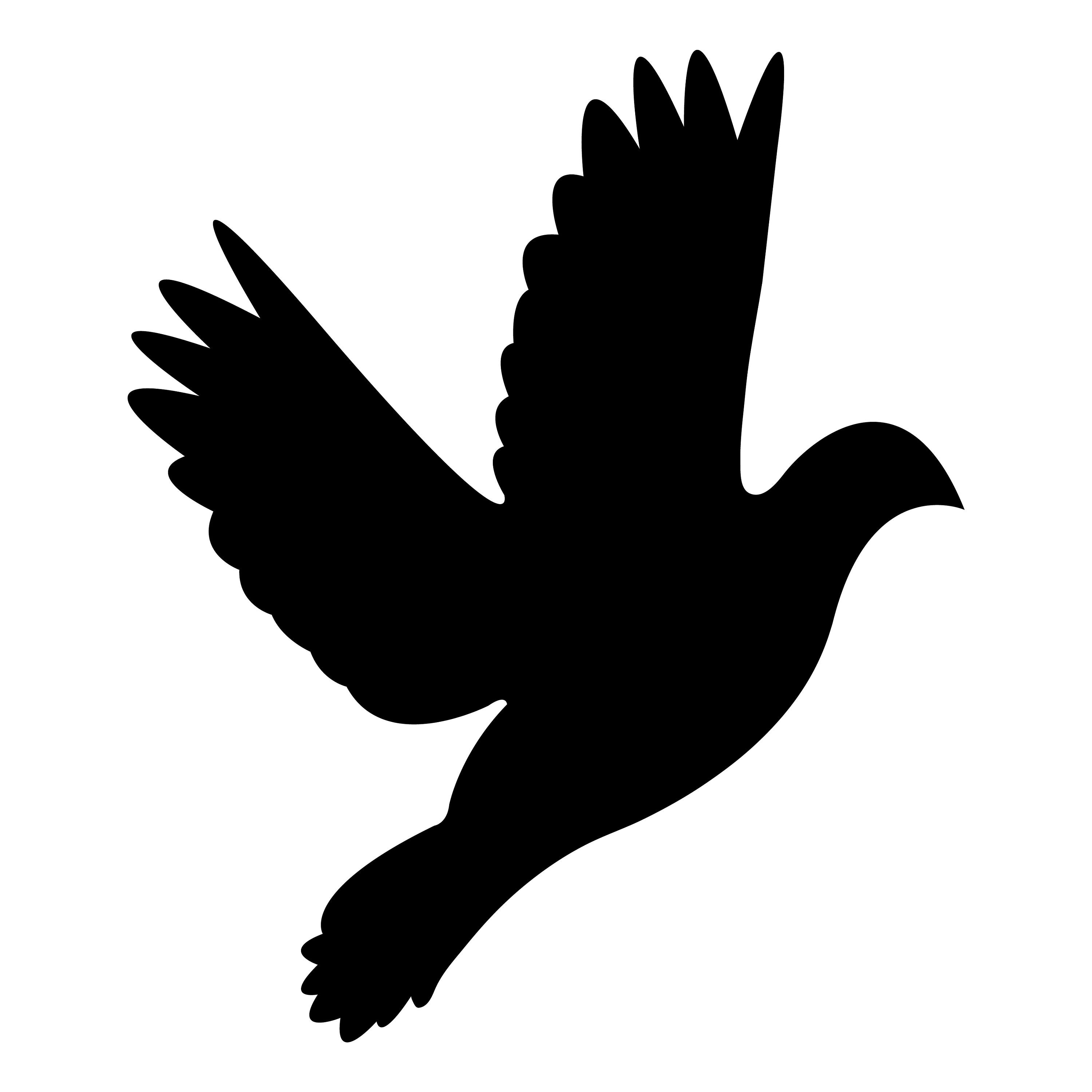 Dove Digital Vector Cut Download Svg Png Dxf - Etsy