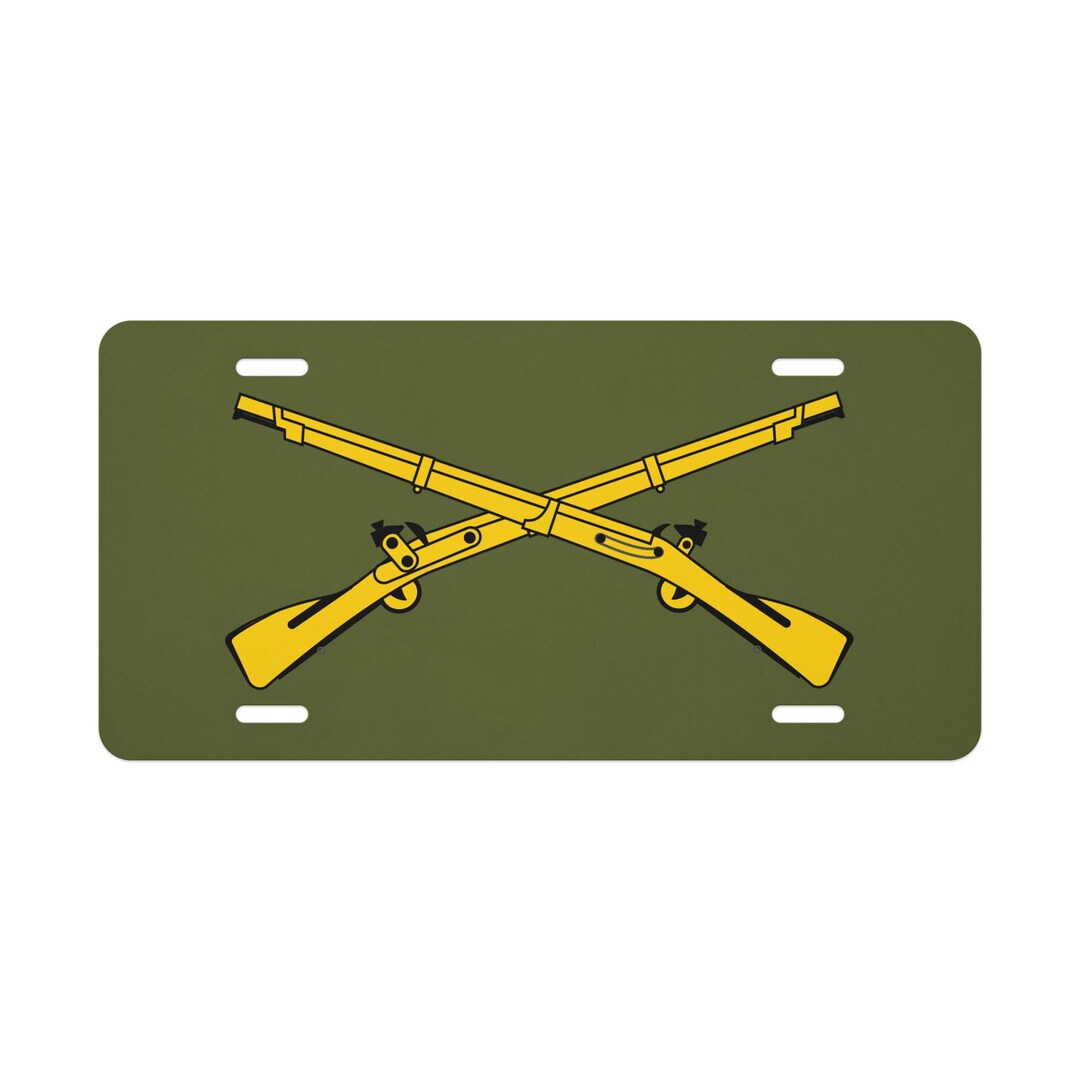 Infantry License Plate - Etsy