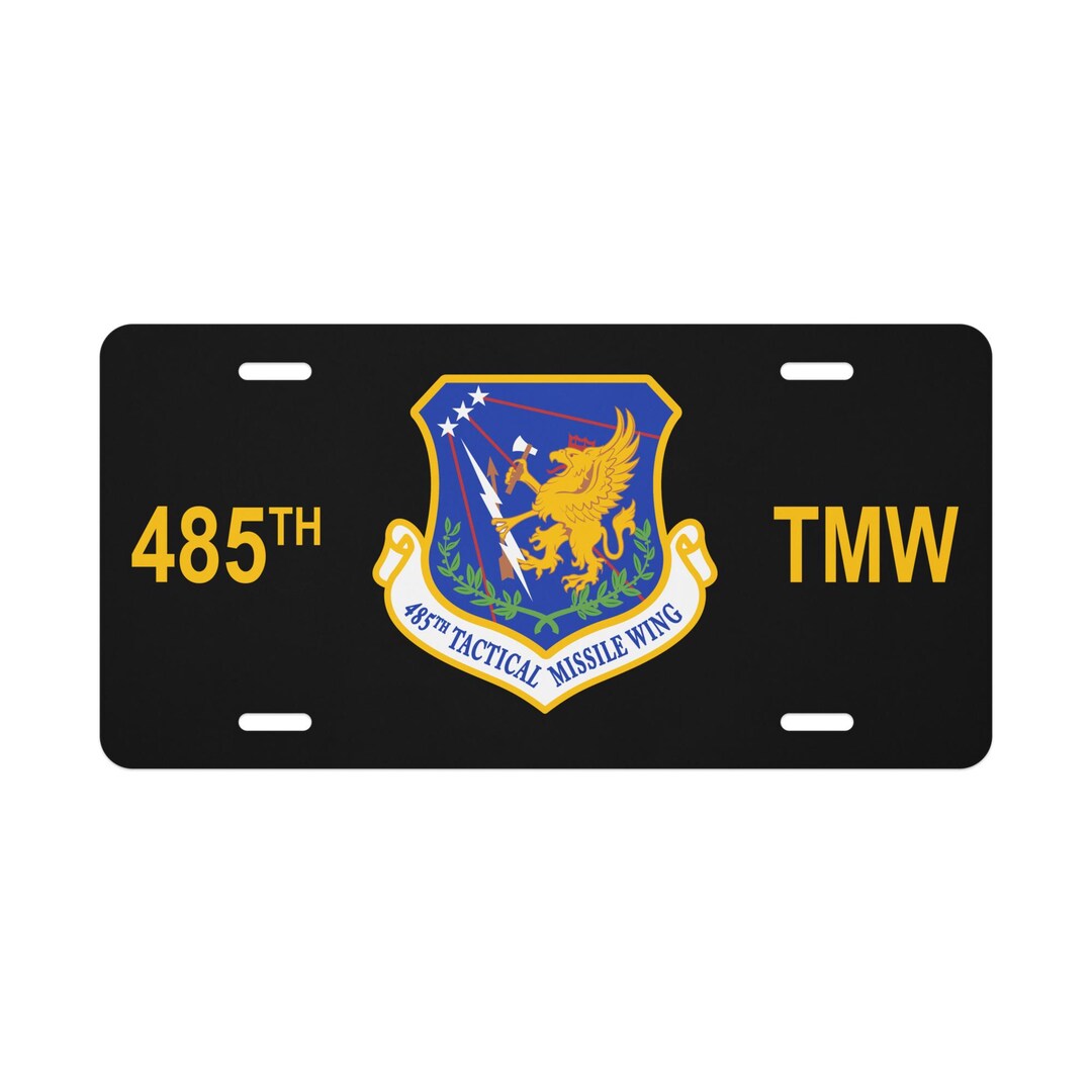 Air Force License Plate | 485th Tactical Missile Wing | GLCM - Etsy