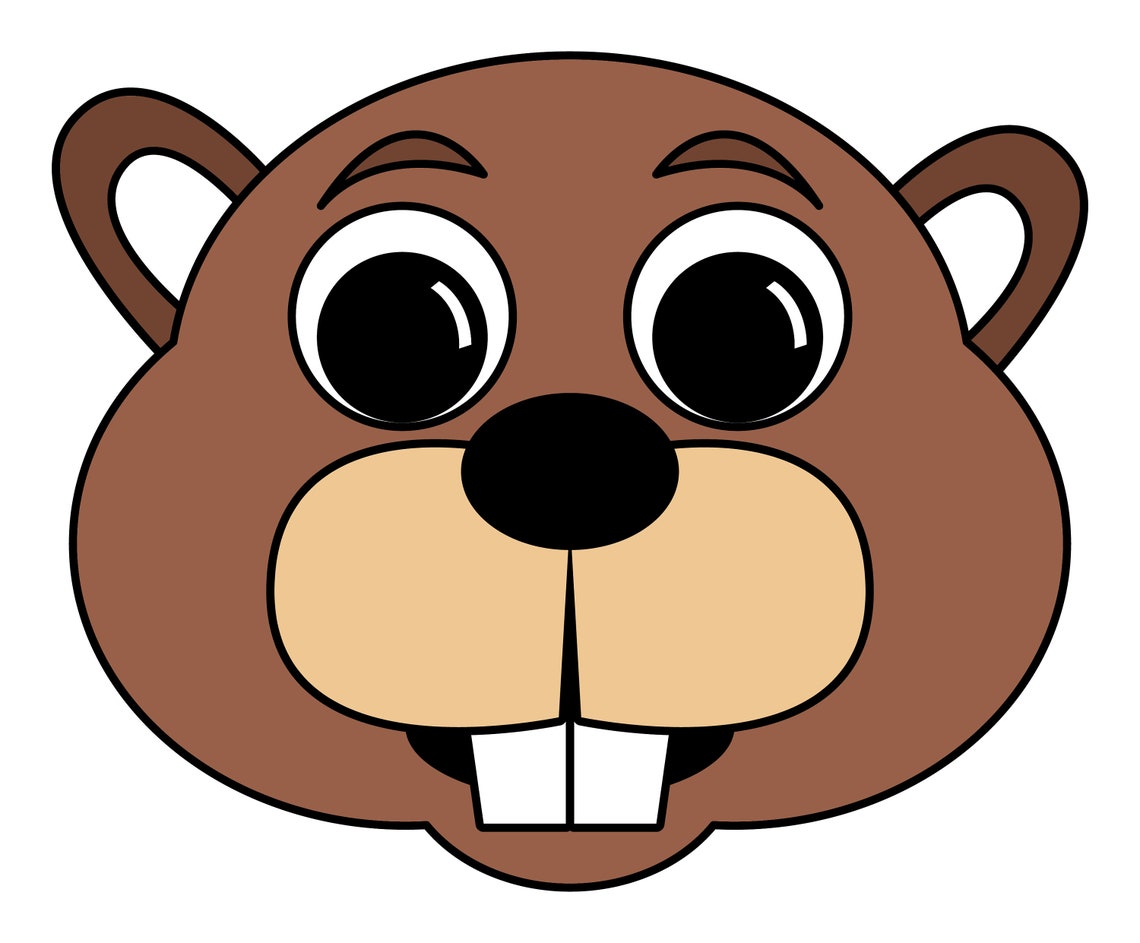 Beaver Digital Vector Cut Download Svg Png - Etsy