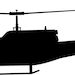 UH-1N Huey Silhouette Digital Vector Cut Download Svg Png Dxf - Etsy