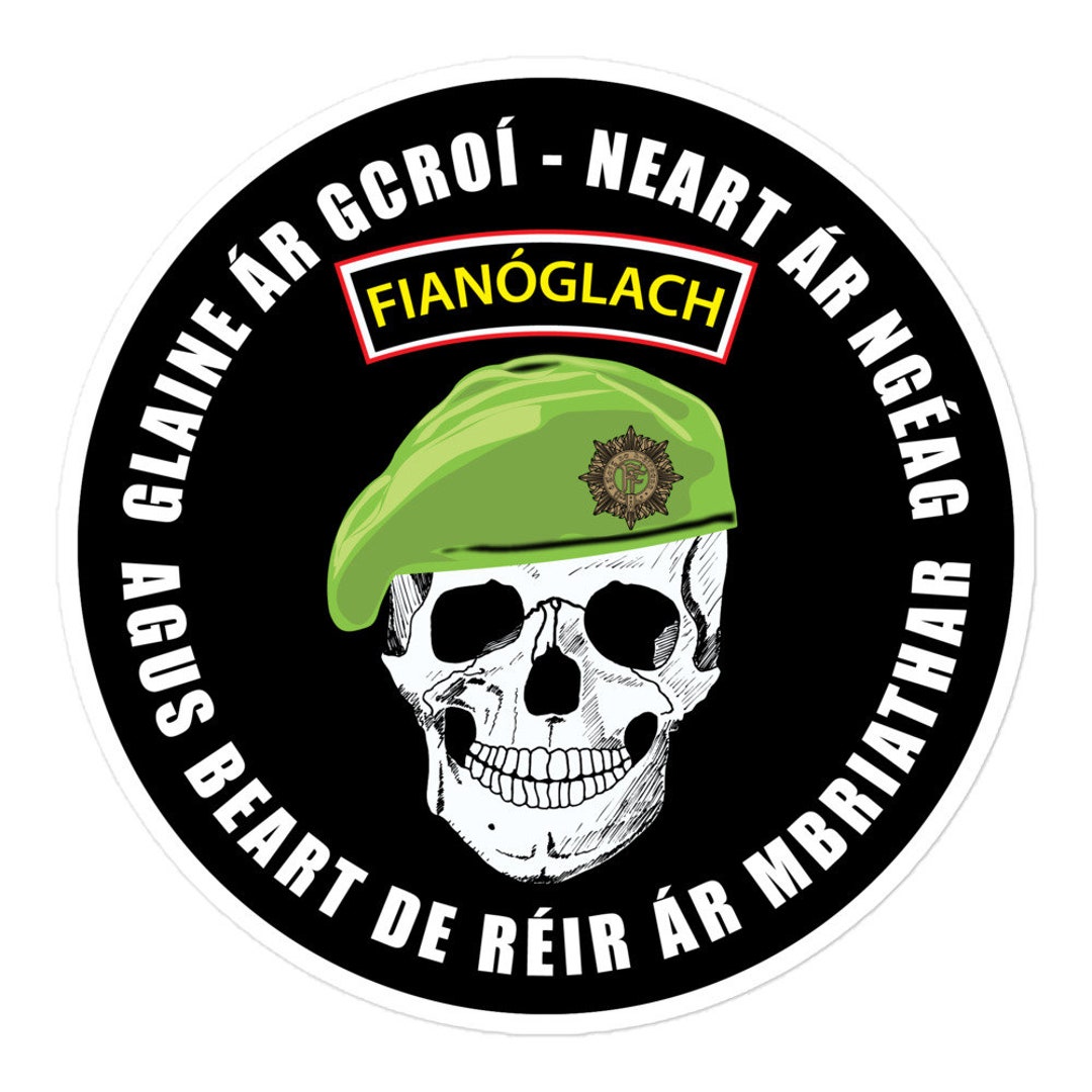 Irish Army Ranger Skull Stickers - Etsy