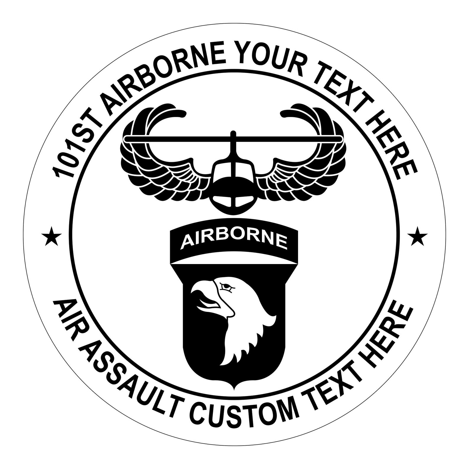 Custom 101st Airborne Air Assault Stickers Decals - Etsy