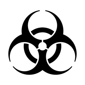 Biohazard Digital Vector Cut Download Svg Png - Etsy