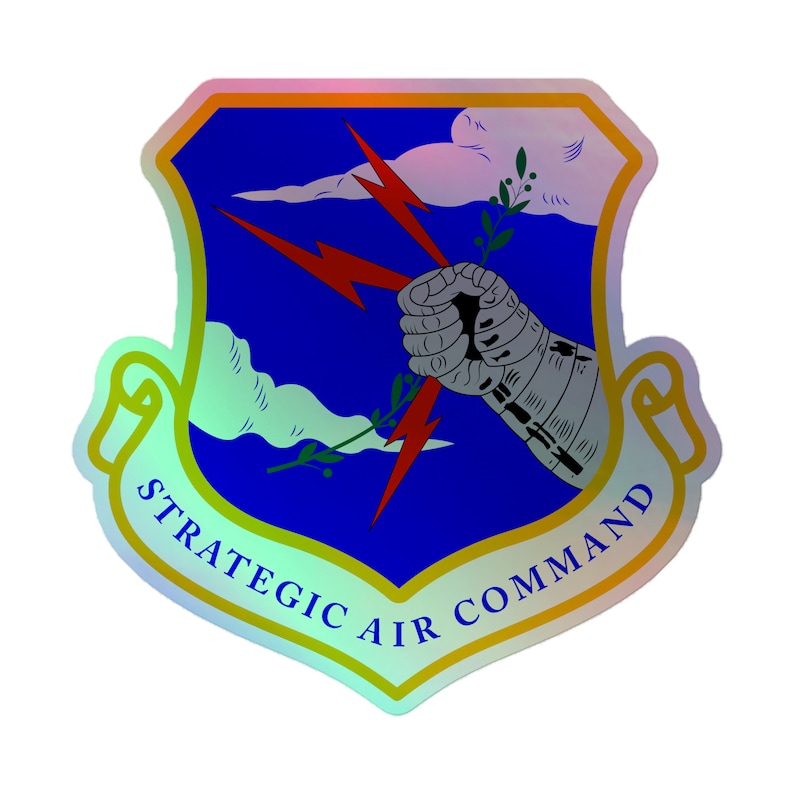 Strategic Air Command Holographic Stickers - Etsy