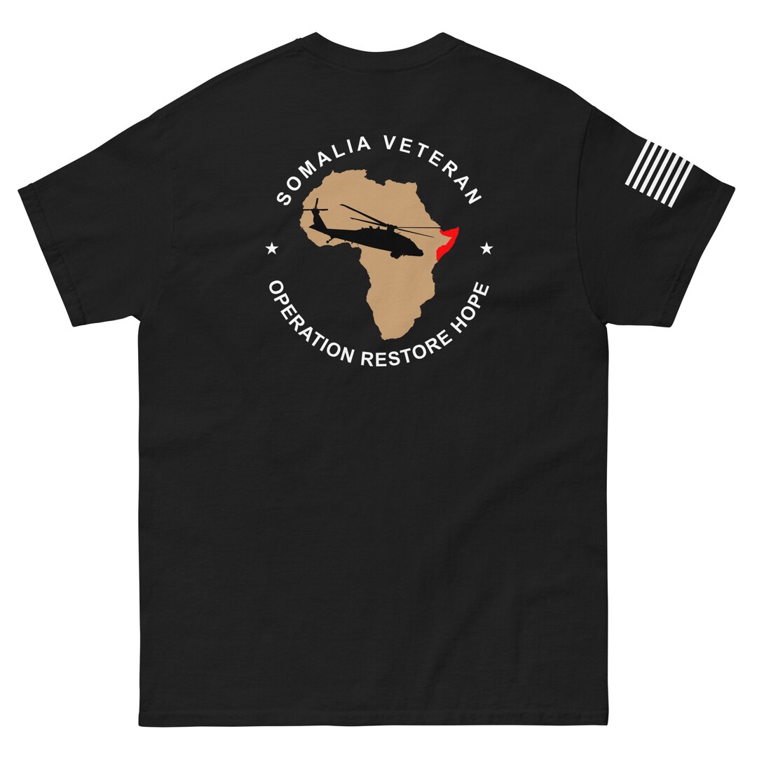 Somalia Veteran Classic Tee 2 Sided - Etsy
