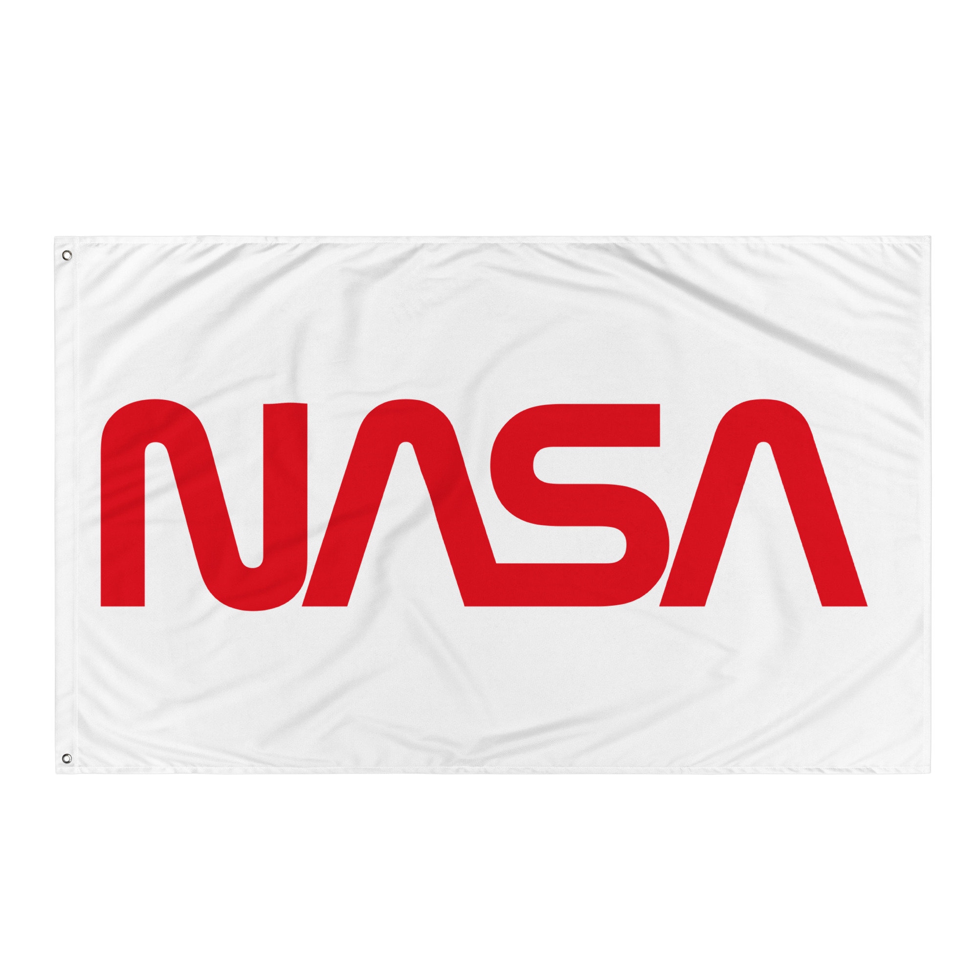 NASA Worm Logo Flag - Etsy