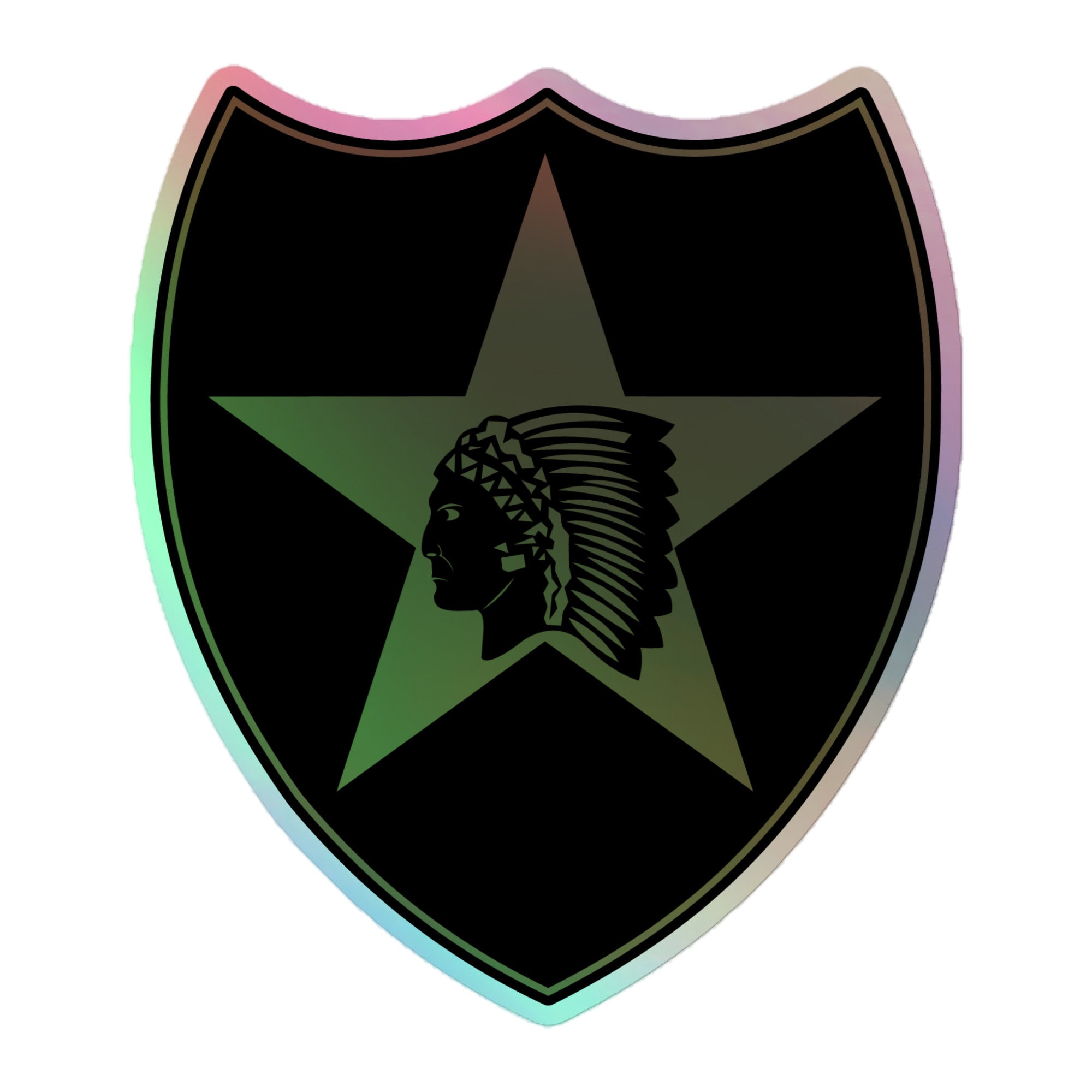 2nd Infantry Division Holographic Stickers - Etsy
