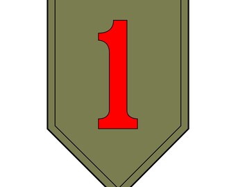 1st Infantry Division Stickers - Etsy