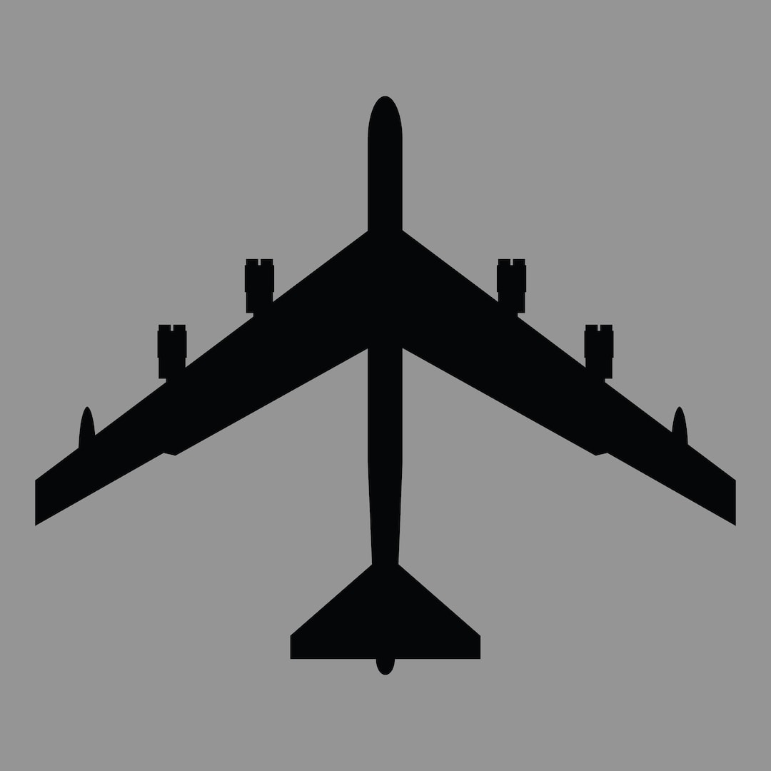 B52 Bomber Digital Vector Cut Download EPS PNG JPG - Etsy
