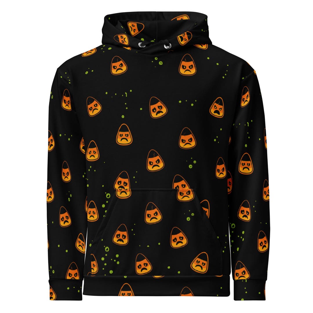 Candy Corn Carnage Unisex Halloween Hoodie - Etsy