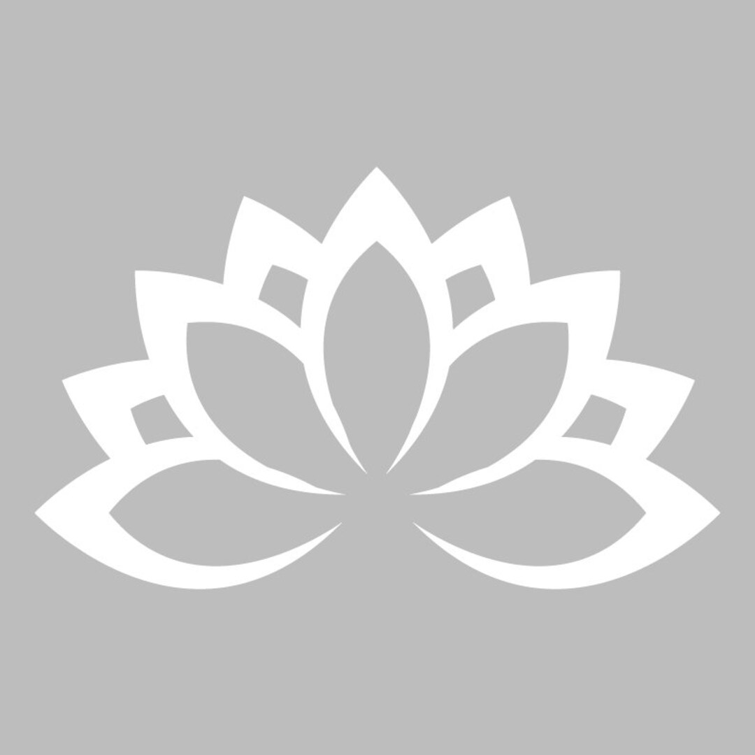 Lotus Flower Digital Vector Cut Download Svg Dxf Png - Etsy
