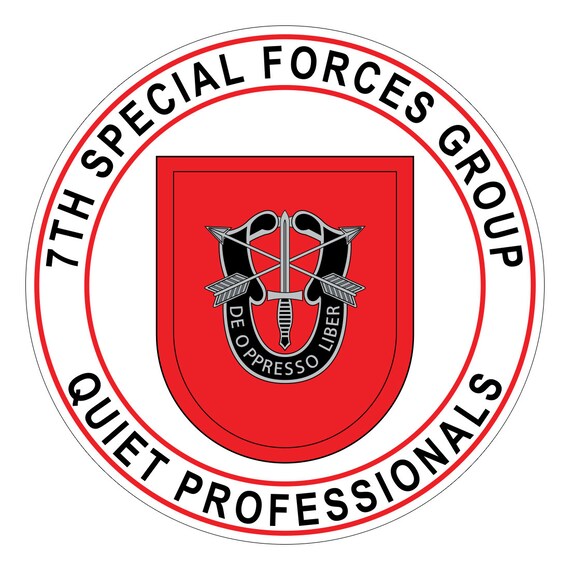 Special Forces Stickers 7th Group | Etsy