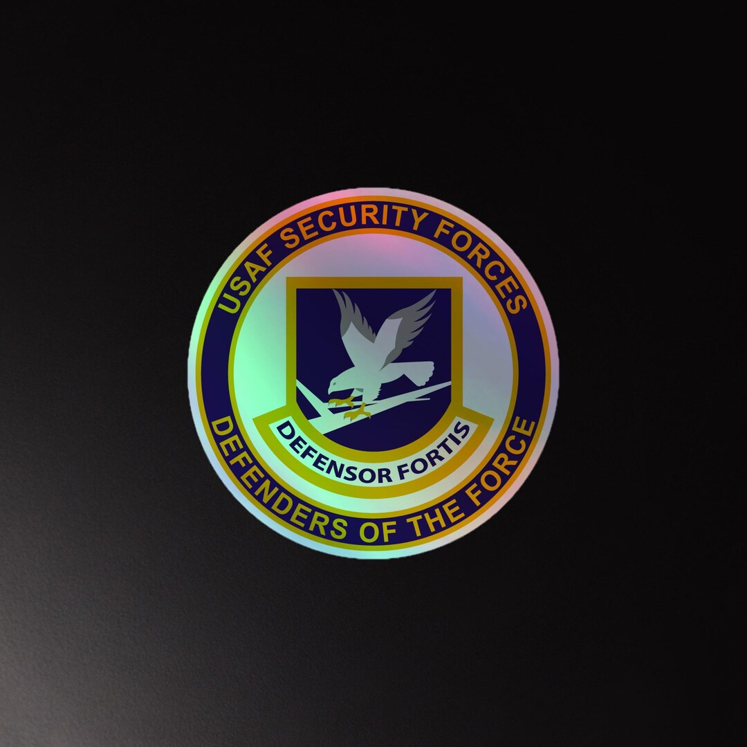 USAF Security Forces Holographic Stickers - Etsy