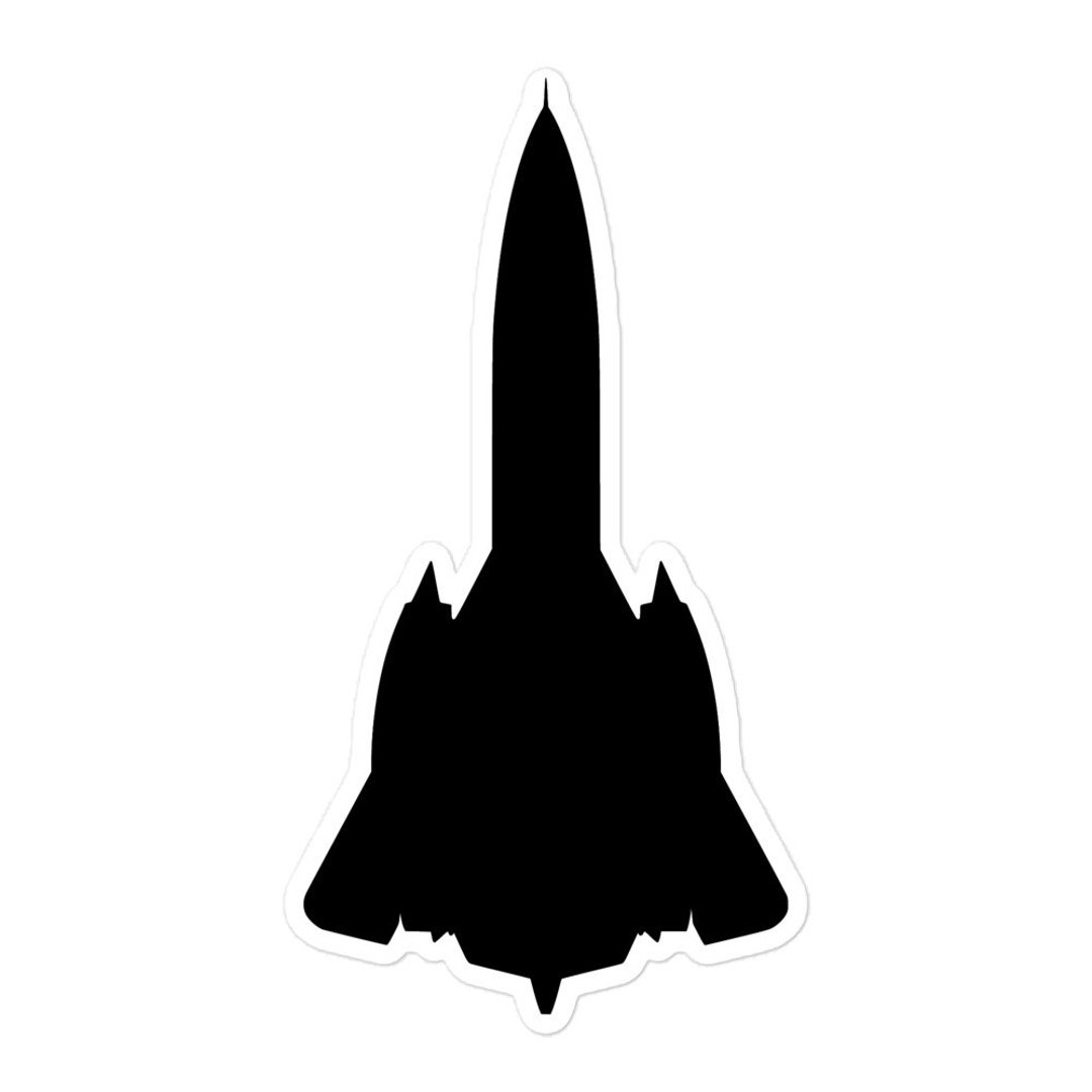 SR71 Silhouette Stickers - Etsy