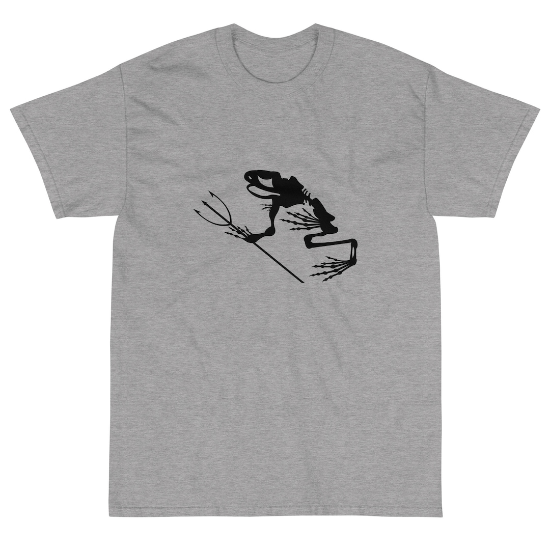 Bonefrog II Frogman Black Print T-shirt - Etsy