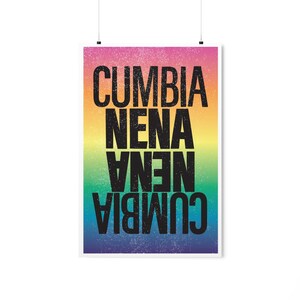 Vibrant Cumbia Nena Poster Argentine Cumbia Art on Premium Matte Paper ...