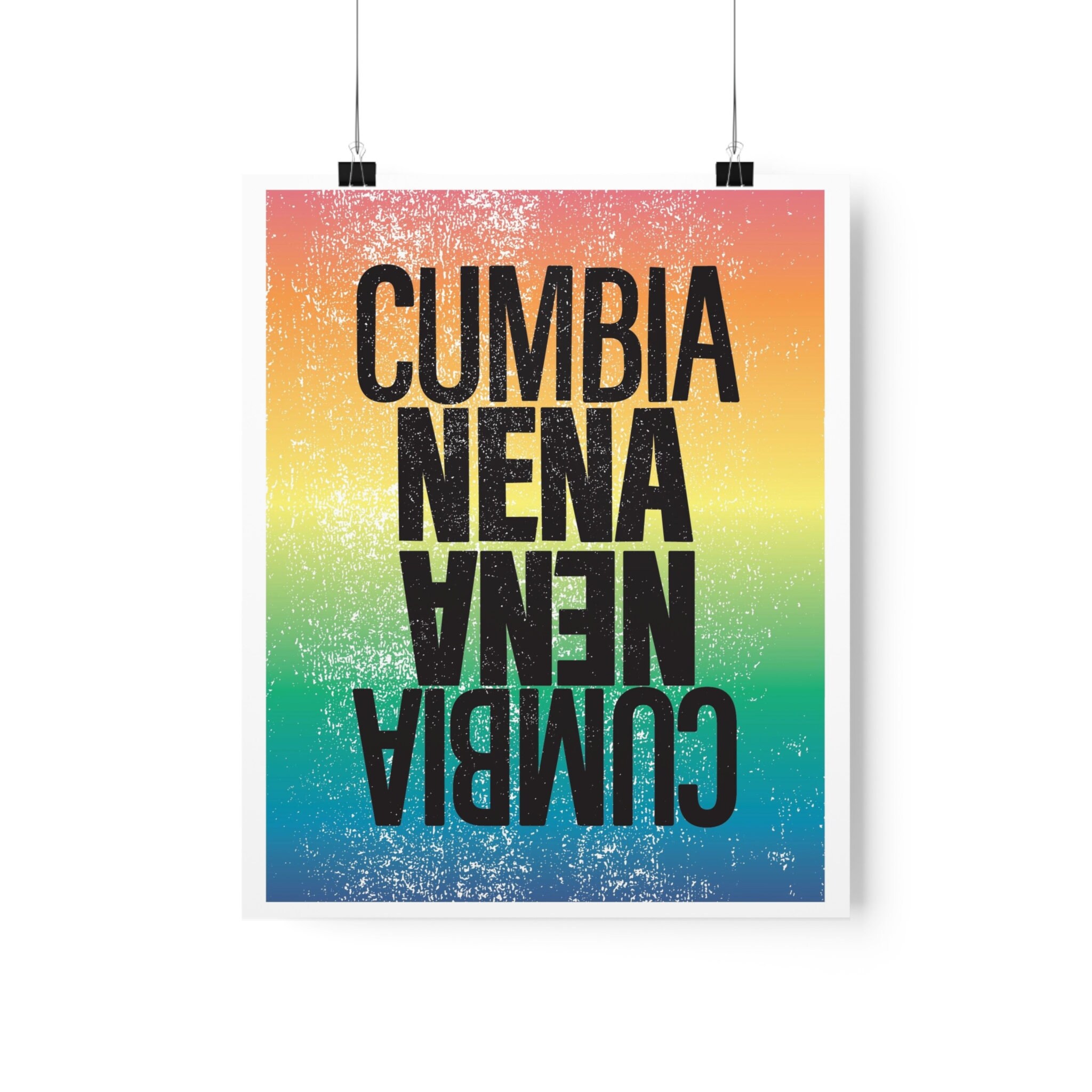 Vibrant Cumbia Nena Poster Argentine Cumbia Art on Premium Matte Paper ...