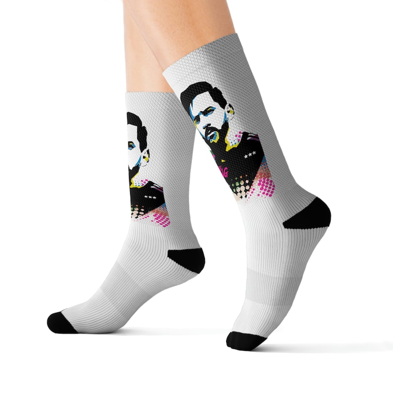 MESSI Sublimation Socks World Champion Socks - Etsy