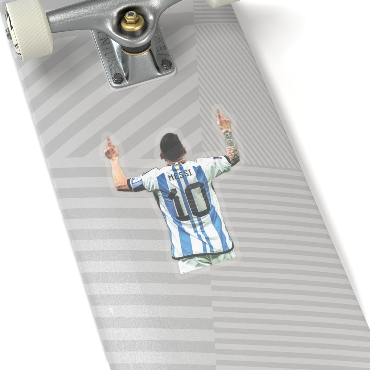 Lionel Messi Two Fingers Celebration Vinyl Kiss-cut Stickers, Durable ...