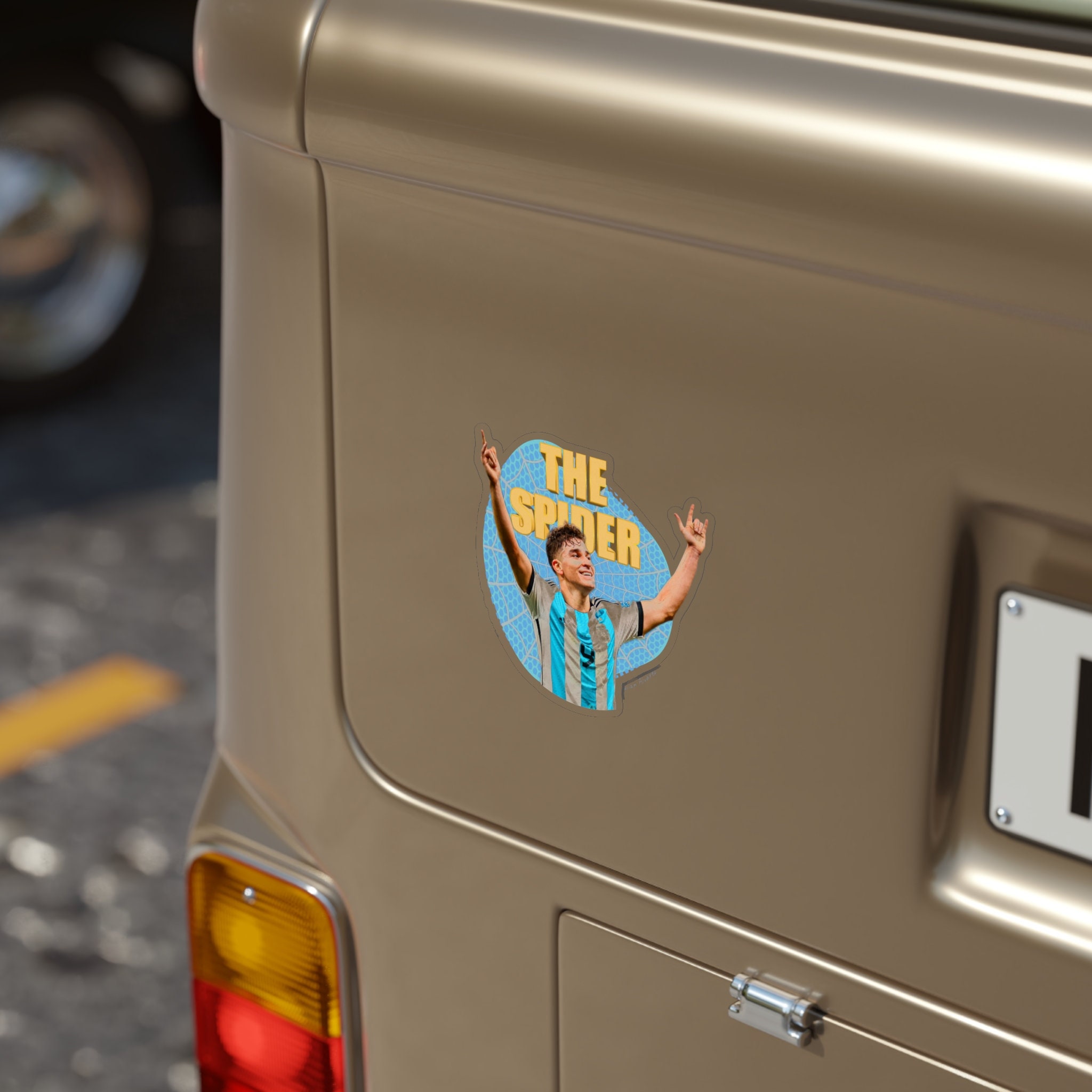 Julian Alvarez Transparent Outdoor Stickers, Die-cut, 1pcs, Soccer ...