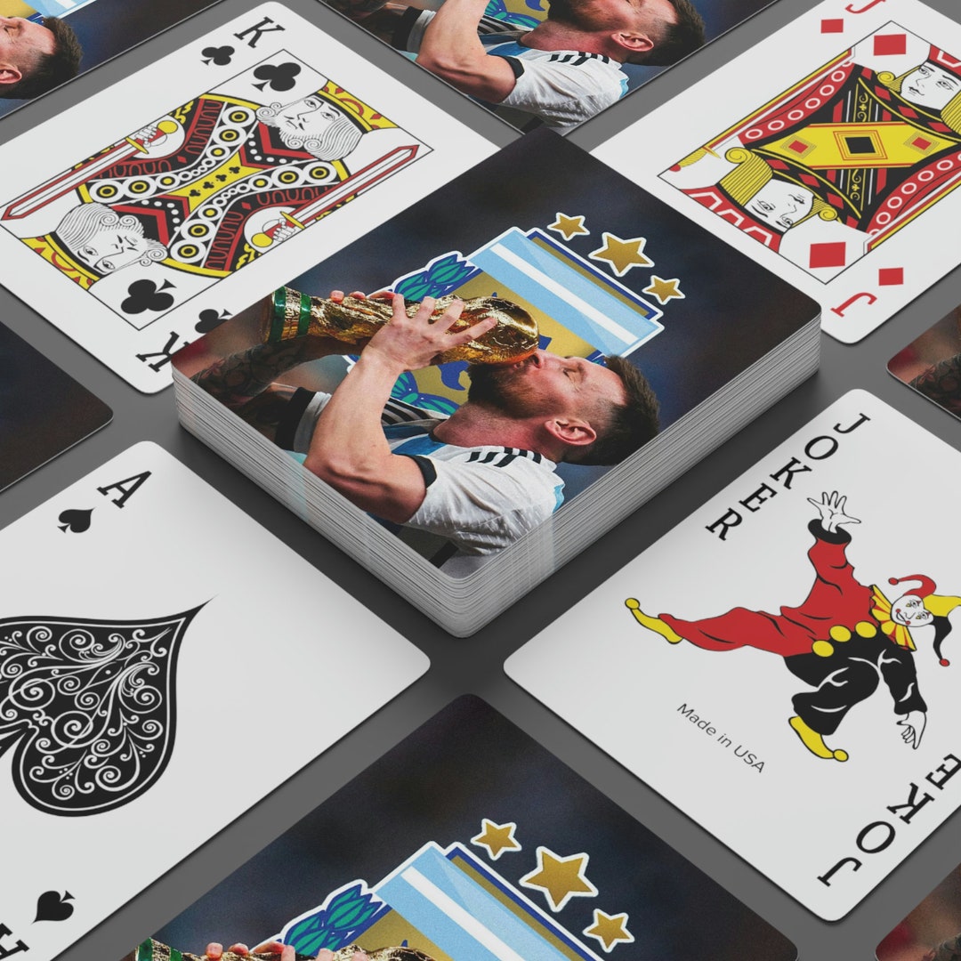 Lionel Messi Poker Cards: Custom Playing Card Deck for Football Fans - Etsy
