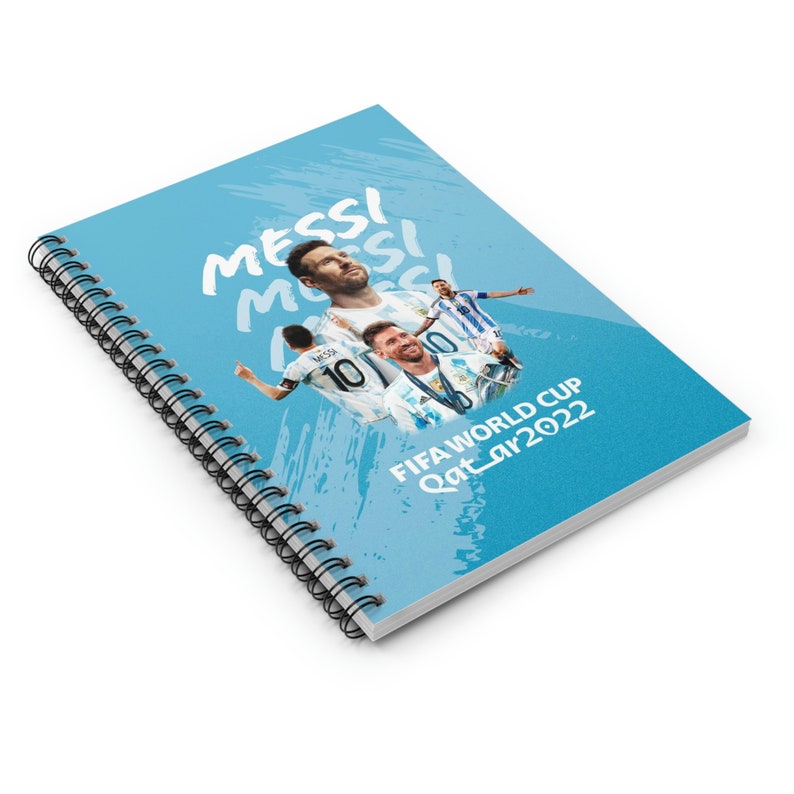 Messi Champion Spiral Notebook - Ruled Line - Etsy