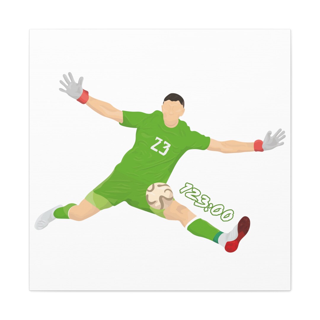 Dibu Martinez Canvas Gallery Wraps - Most Famous Save - Soccer Fans ...
