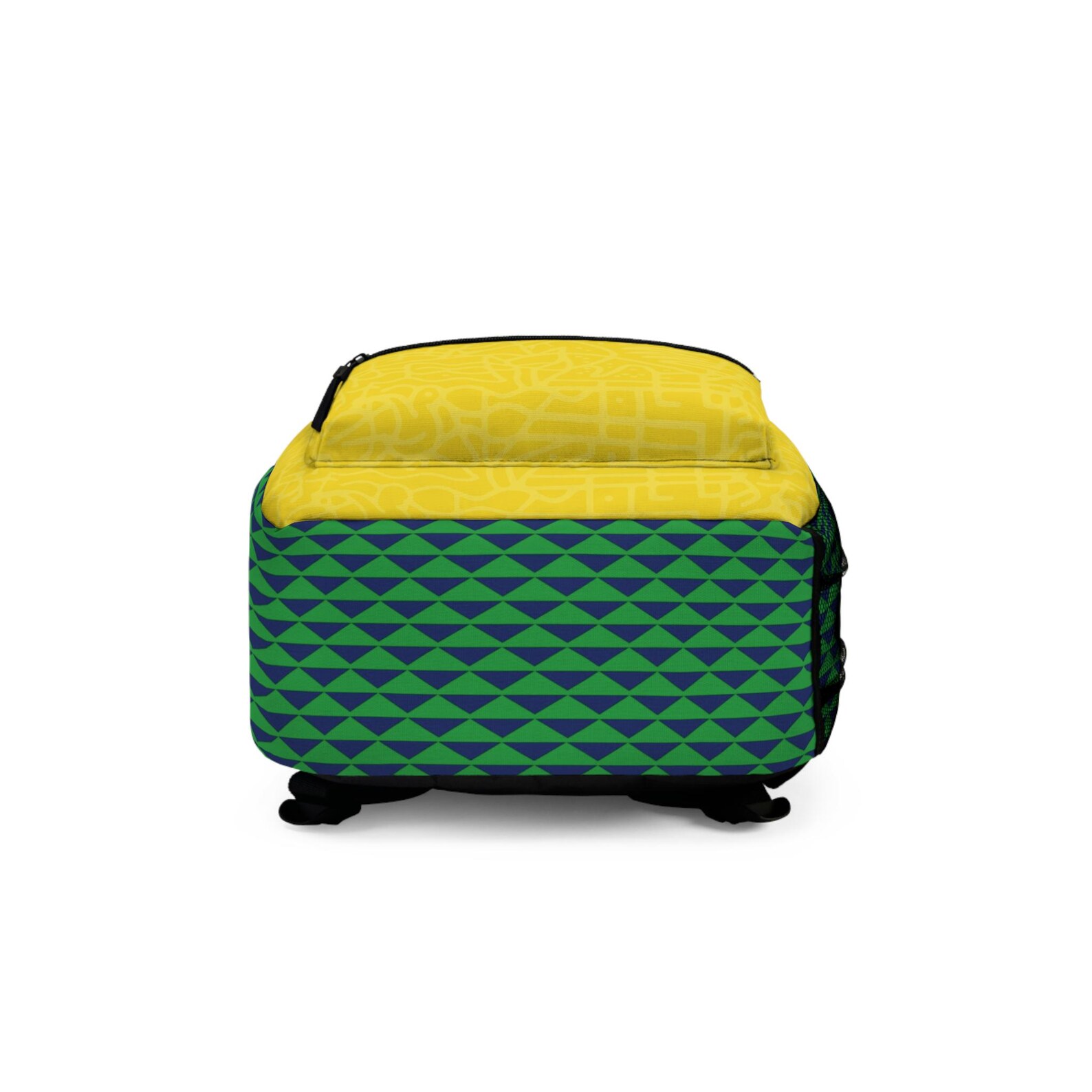 Brazil Soccer Team Colors Backpack, Durable, Lightweight & Stylish Fan ...