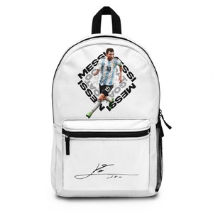 Champion's Stride: the Lionel Messi Signature Backpack - Etsy
