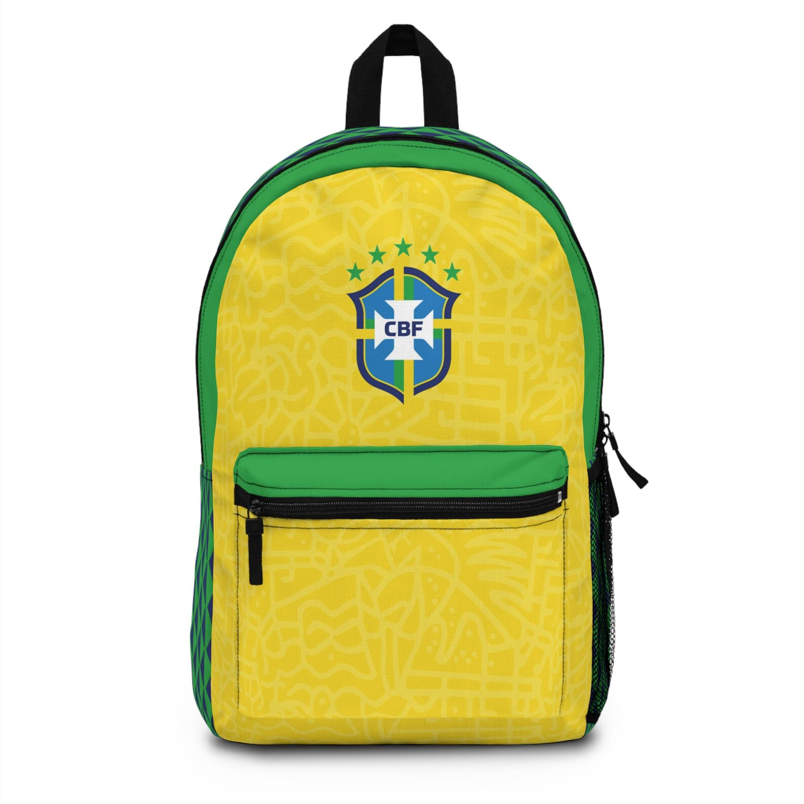 Brazil Soccer Team Colors Backpack, Durable, Lightweight & Stylish Fan ...