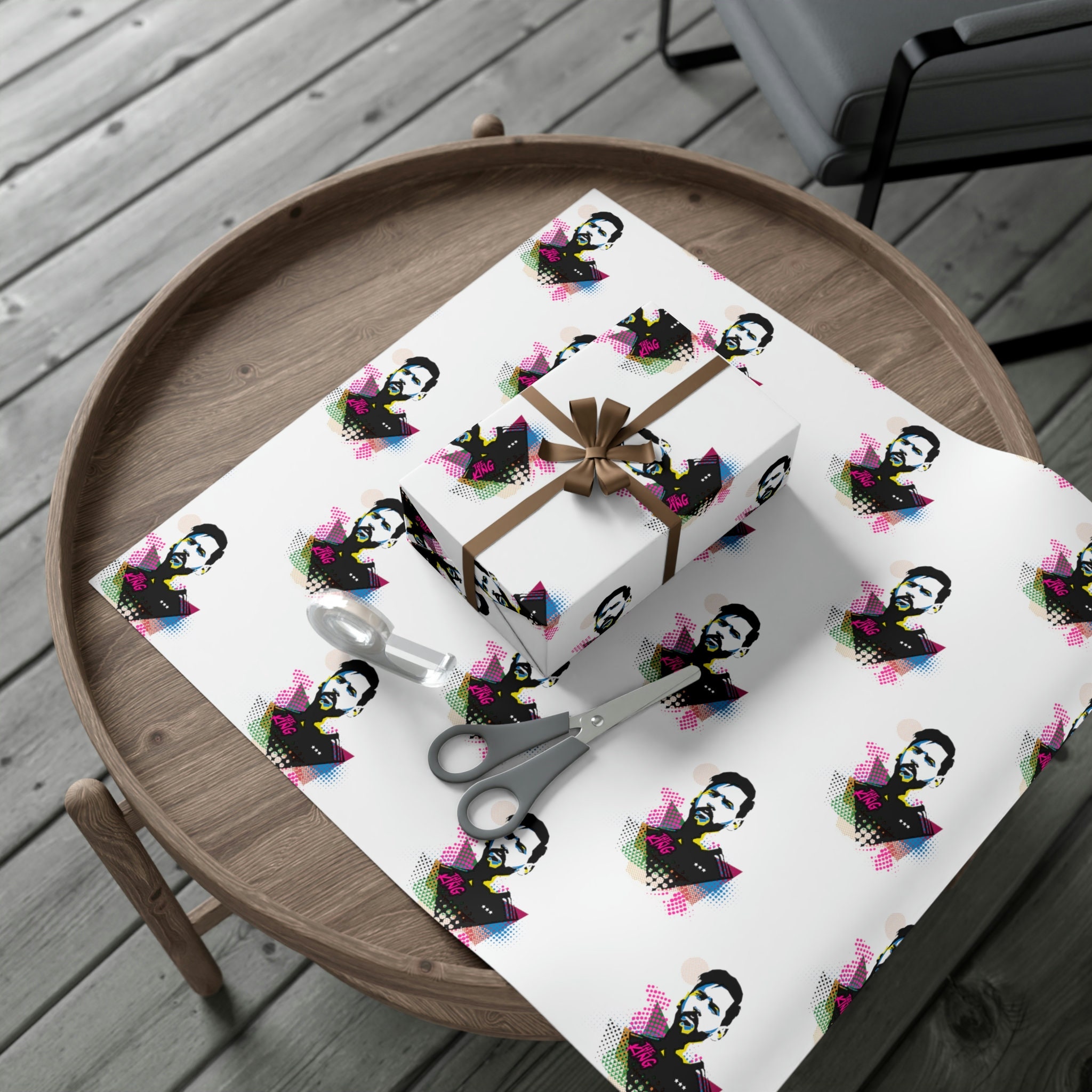 Messi Gift Wrap Papers Wrapping Paper, Custom Wrapping Paper, Gifts for ...