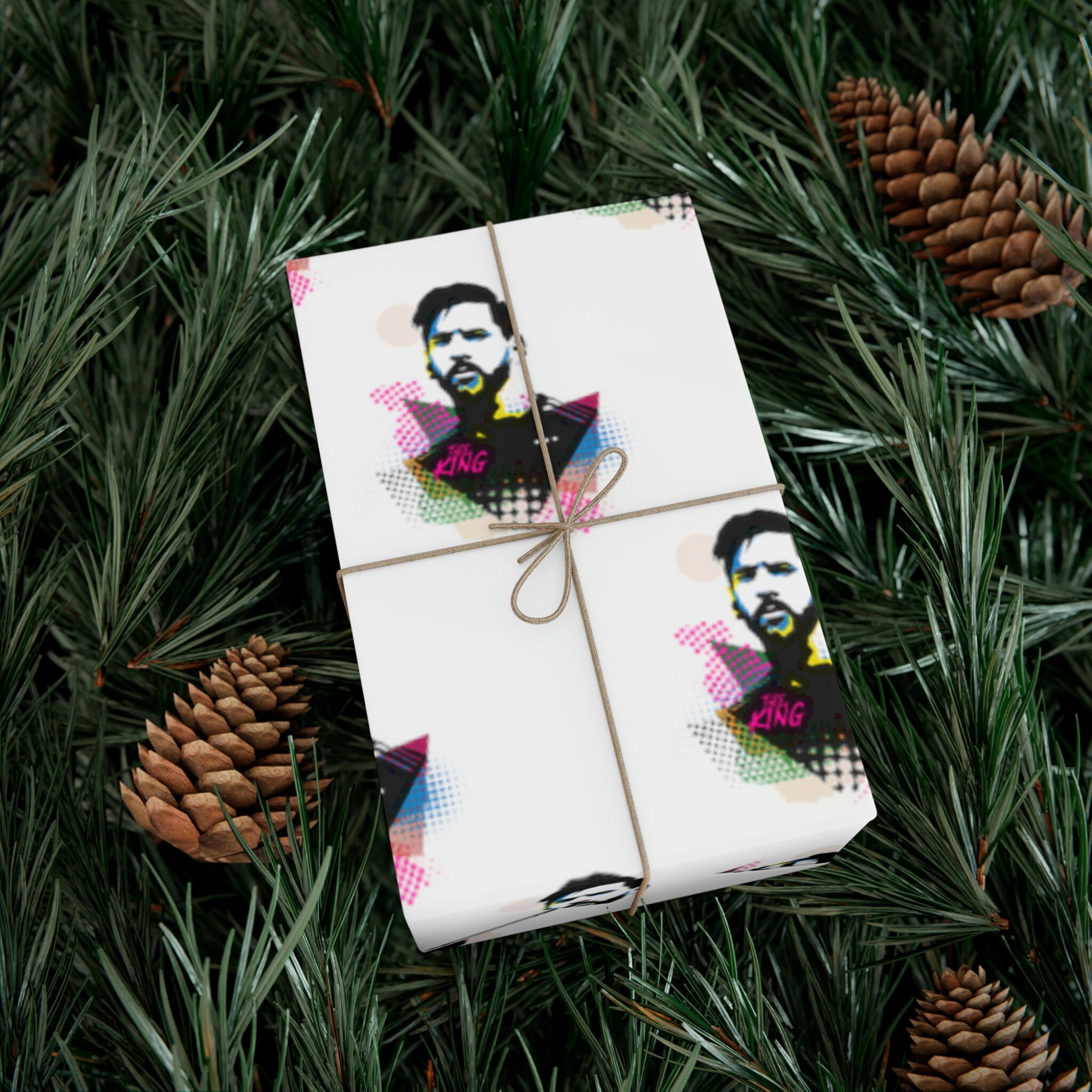 Messi Gift Wrap Papers Wrapping Paper, Custom Wrapping Paper, Gifts for ...