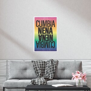 Vibrant Cumbia Nena Poster Argentine Cumbia Art on Premium Matte Paper ...