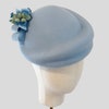 Rust/cinnamon Brown Color Felt Ladie's Vintage-style Hat With Chocolate ...