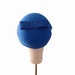 Royal Blue Felt Cloche, 60's Style Blue Felt Cloche Hat With Petersham ...