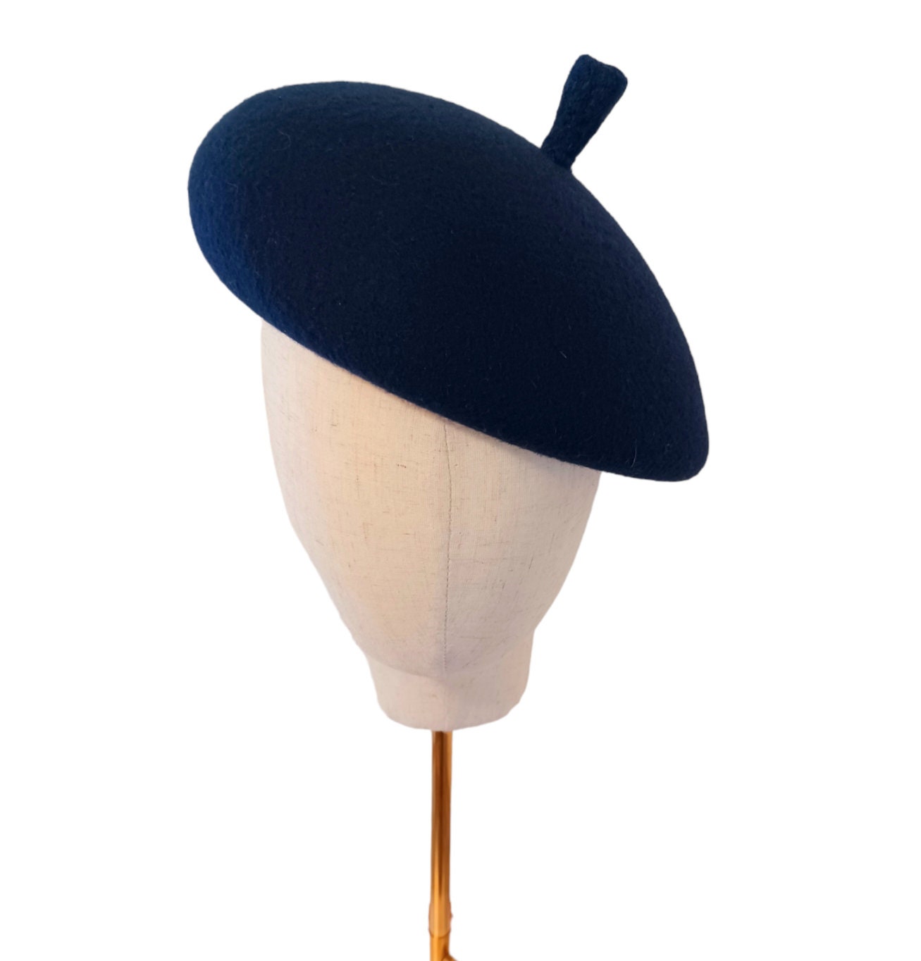 Parisian Beret, Made to Order Designer Made Fashion Hat With Optional ...
