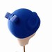 Royal Blue Felt Cloche, 60's Style Blue Felt Cloche Hat With Petersham ...