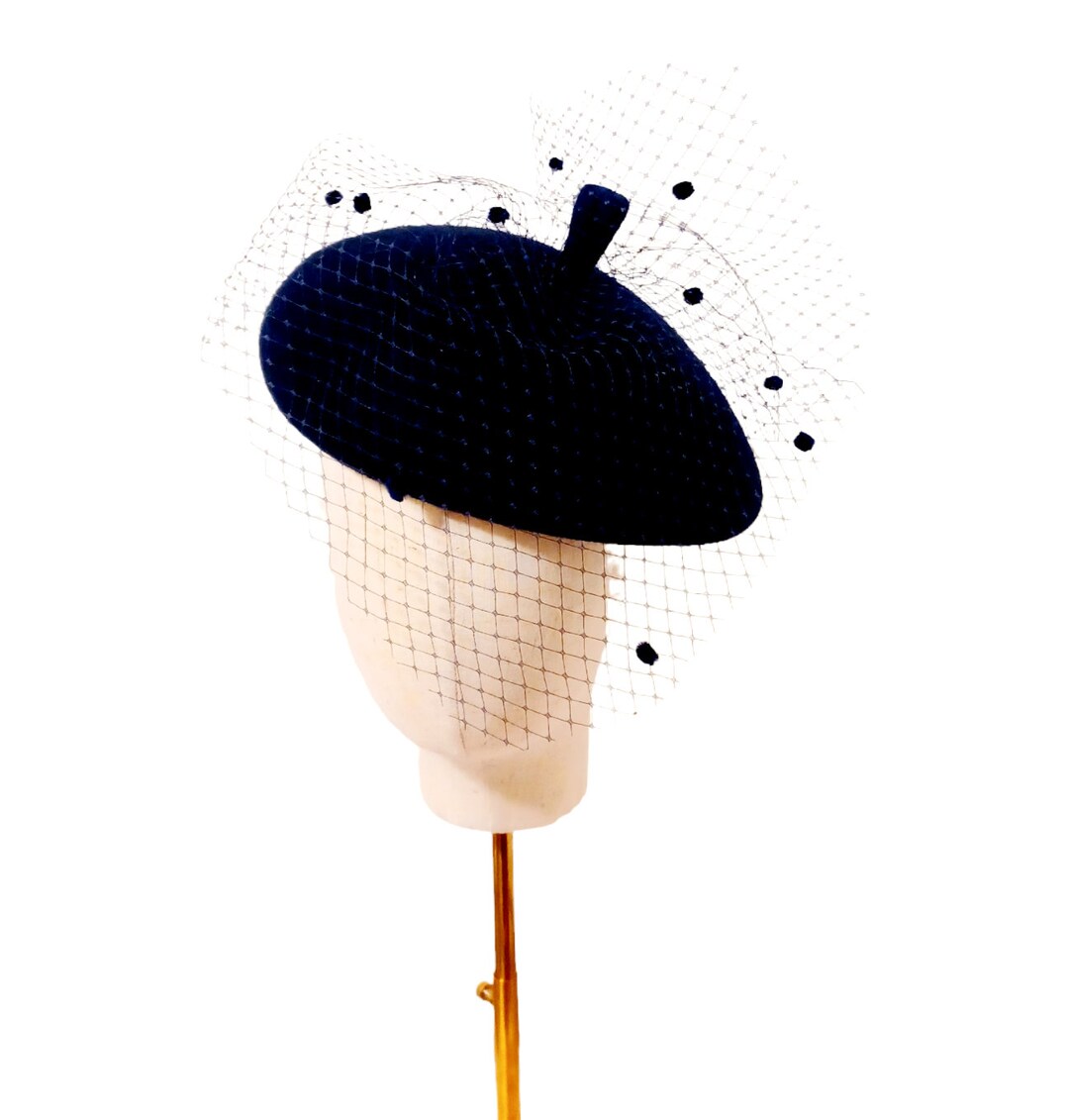 Parisian Beret, Made to Order Designer Made Fashion Hat With Optional ...