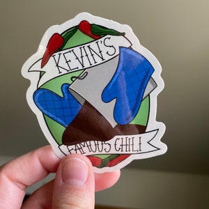 Kevin's Famous Chili Sticker the Office Laptop Decal Dunder Mifflin ...
