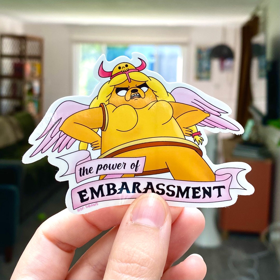 Adventure Time Sticker Jake the Power of Embarrassment Knight Armor ...