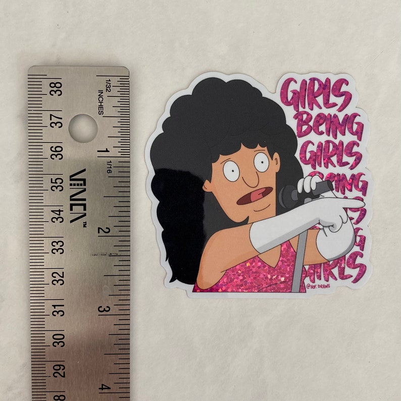 Gene Belcher Girls Being Girls Sticker Bob's Burgers - Etsy