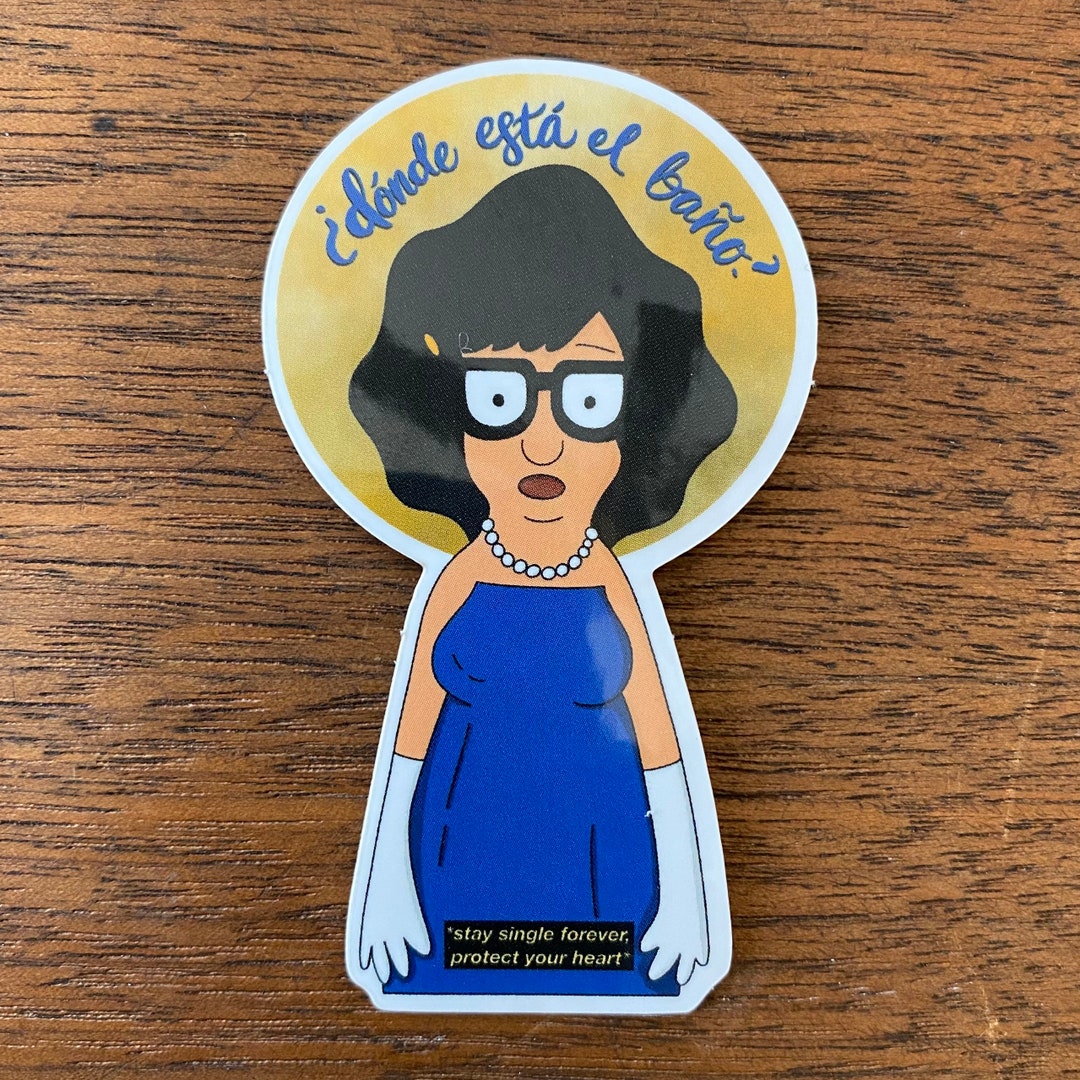 Tina Belcher Bobs Burgers Sticker Spanisches Liebeslied Etsy De